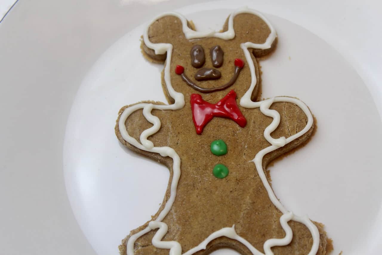 Mickey Mouse Gingerbread Cookies - Disneyland Copycat Recipe