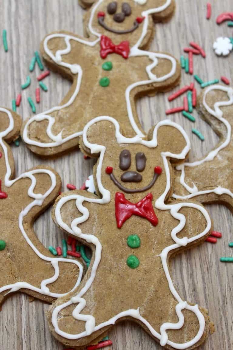 Mickey Mouse Gingerbread Cookies - Disneyland Copycat Recipe