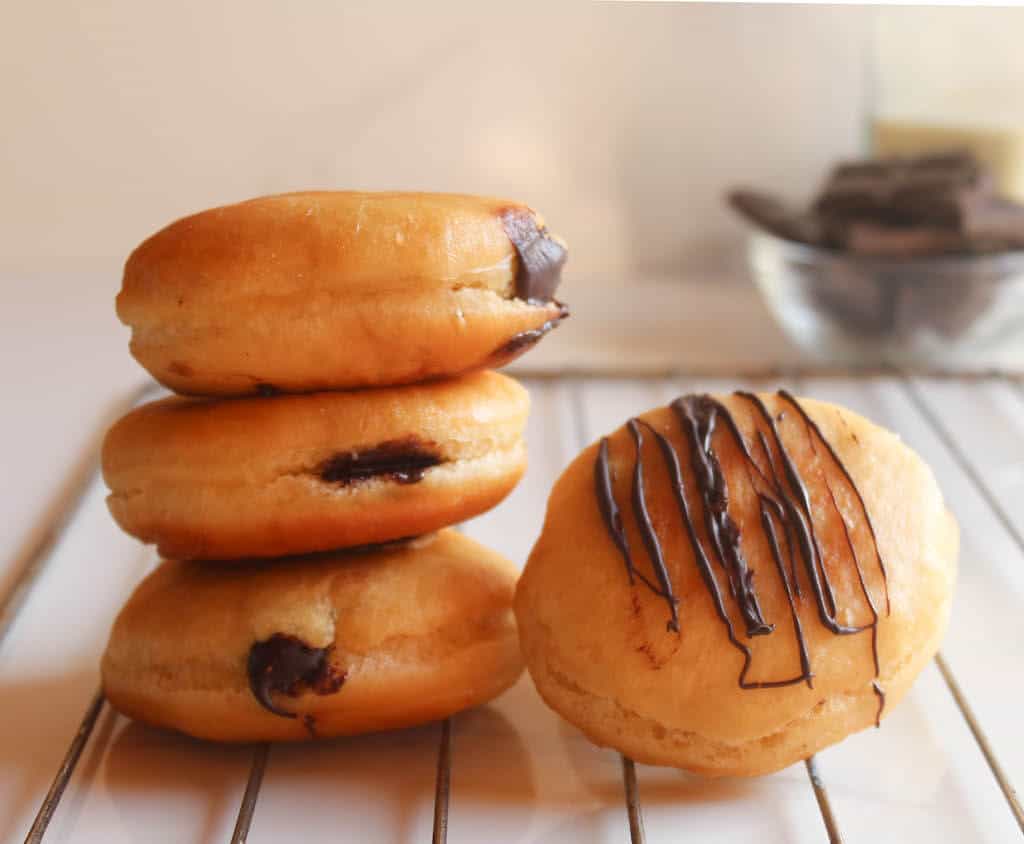 Chocolate Filled Donuts