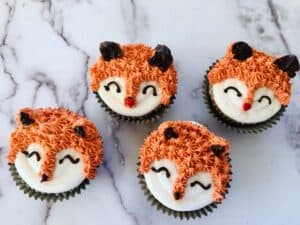 Easy DIY Fox Cupcakes - Well, If She Can Do It...
